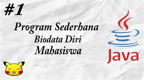 program sederhana input data mahasiswa [java 1] haiqal ma