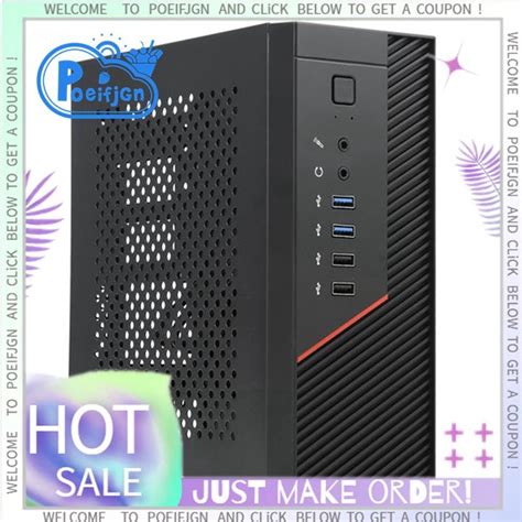 A09p Black Mini Itx Case Htpc Chassis Game Computer Can Stand Or Lie Down For Small 1u Power