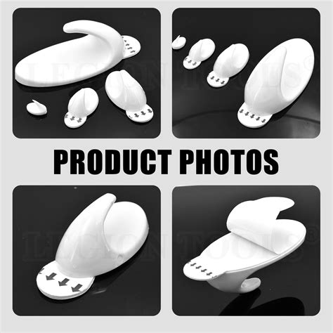 White Removable Hooks Self Adhesive Legion Warehouse