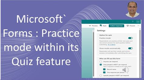 Microsoft Forms Quiz Option Quizpractice Microsoftforms