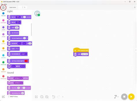Spike Prime Tutorials Writing And Managing Programs