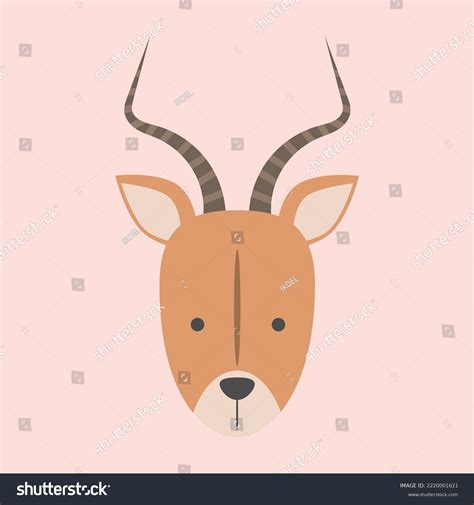 Cute Impala Cartoon Vector Icon Illustration Stock Vector Royalty Free