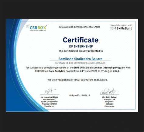 samiksha b on linkedin internship dataanalytics skillsbuild