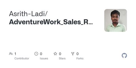 Ladi Asrith On Linkedin Github Asrith Ladiadventureworksalesreport