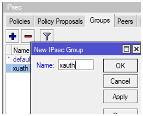Ipsec Xauth Jako Vpn Dla Mobilnych Użytkowników Mikrotik Academy