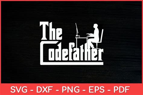 The Codefather Coding Coder Developer Computer Svg Design Karimoos