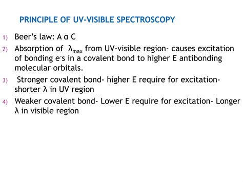 Uv Visible Spectroscopy Ppt