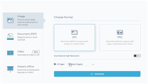 Export Specific Slides Visme Help Center