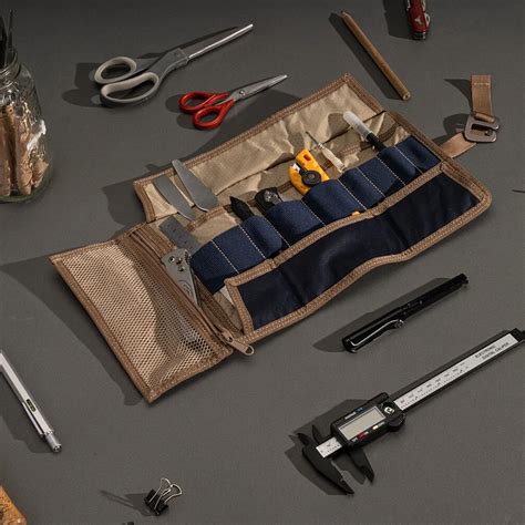 Lochby Tool Roll Nautical Waxed Canvas