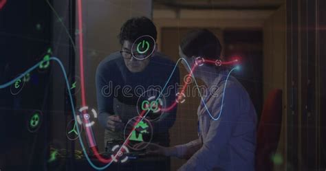 Image Of Data Processing Diverse Male And Female It Engineers With