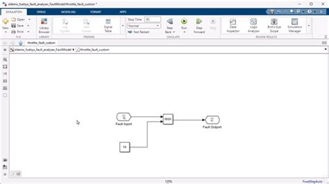 Fault Subsystem Model Behaviors For Fault Injection Simulink