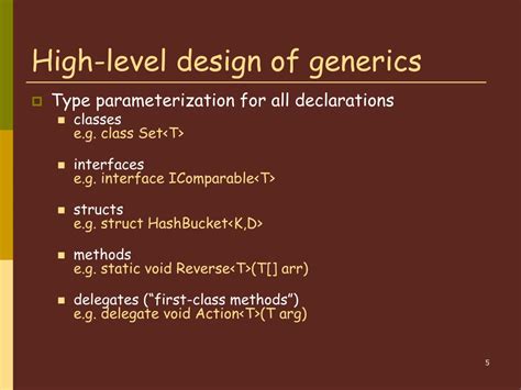 Ppt Formalization Of Generics For The Net Common Language Runtime Powerpoint Presentation