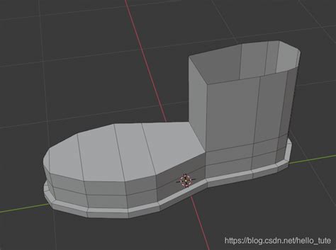 blender图解教程：lowpoly风格的靴子建模 lowpoly游戏 csdn博客