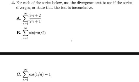 Solved 4 1 Write The Series 1 2 In Sigma Notation