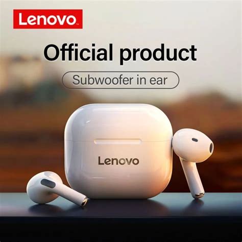 Original Lenovo Lp Bluetooth Earphone Immersive Sound HIFI TWS With Microphone Touch