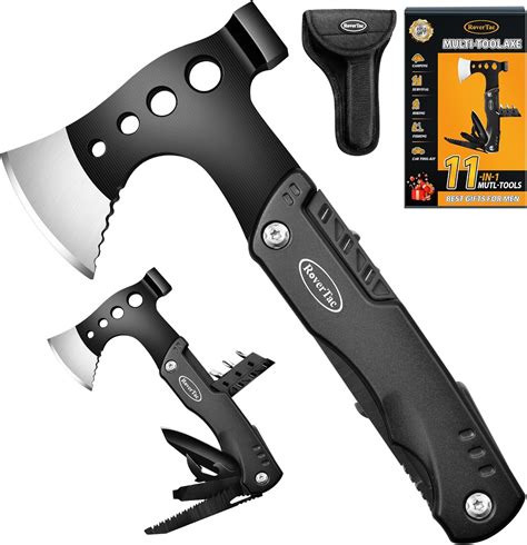 Hunting Knife Camping Axe 3in1 Garden Hatchet Multitool Hand Axe For