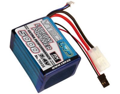 Red RC LRP VTEC Micro RX LiPo Packs