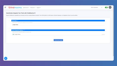 ChatMaxima Chatbot Integration For Google Sheets