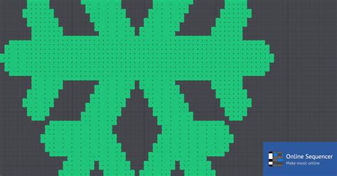Snowflake Midi Art Online Sequencer