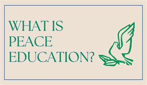 What Is Peace Education