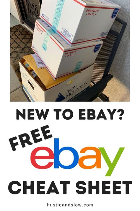 Selling On Ebay For Beginners Cheat Sheet