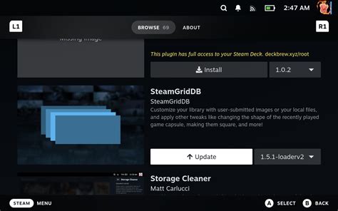 Steamgriddb Plugin Gets Update That Improves Ui And Adds Announcement Bar Steam Deck Hq