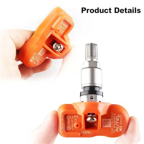 Autel Mx Sensor 433 Mhz Sensor Tpms Tyre Analysis Work With Maxitpms T Vxdas Official Store