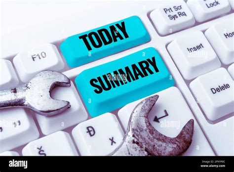 Sign Displaying Summary Business Approach Brief Statement Abstract Synopsis Concise Abbreviated