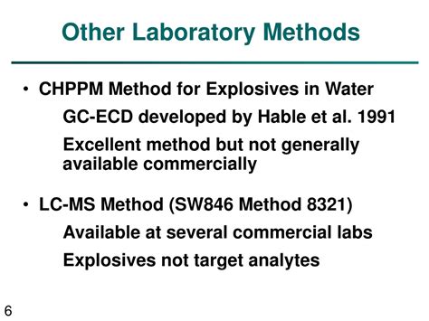 Ppt Field Based Analytical Methods For Explosive Compounds Powerpoint Presentation Id 9309557
