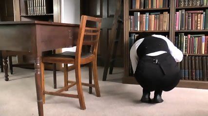 Sexy Bookworm Gets Naked