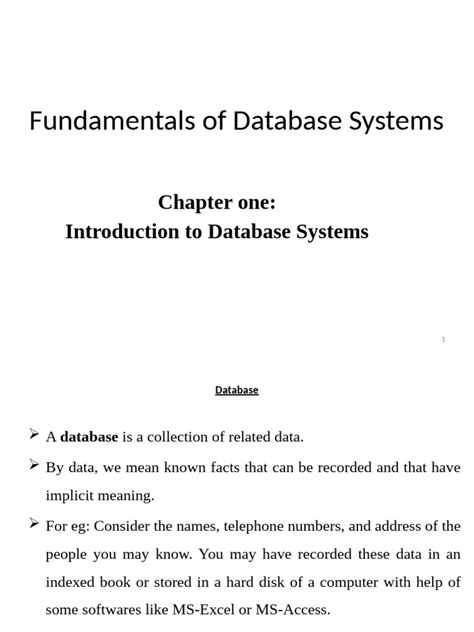 Chapter 1 Introduction To Dbms Pdf Databases Database Transaction