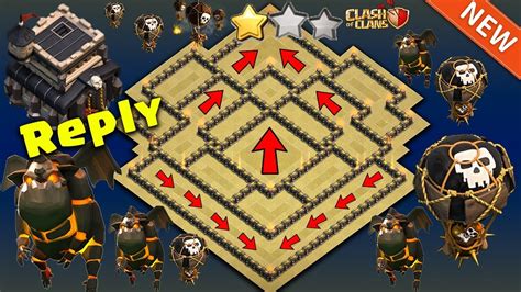 Th9 War Base 2017 Anti 2 Star With Replay Anti Lavaloon Anti Everything
