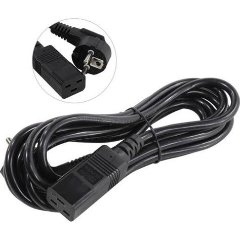 ExeGate PC19-3P Кабель IEC-320-C19 - розетка 220V 3м Европейский ...