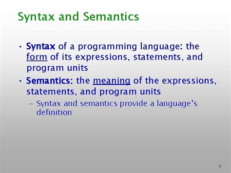 Chapter Describing Syntax And Semantics ISBN