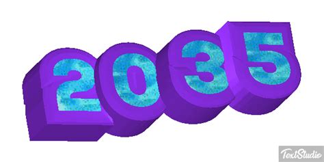 2035 Номер Анимированные  дизайны логотипов