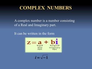 Complex Number PPTX