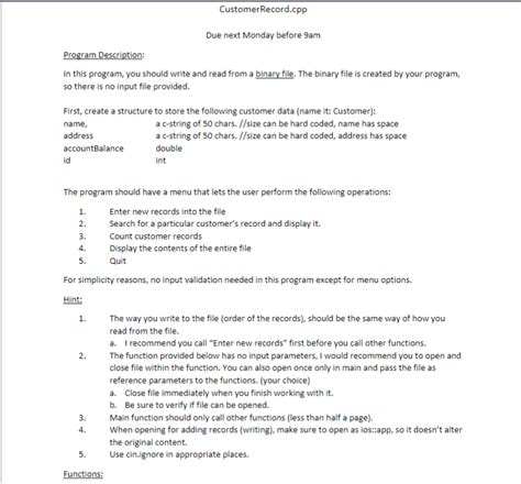 solved you need to create a program that will create a file