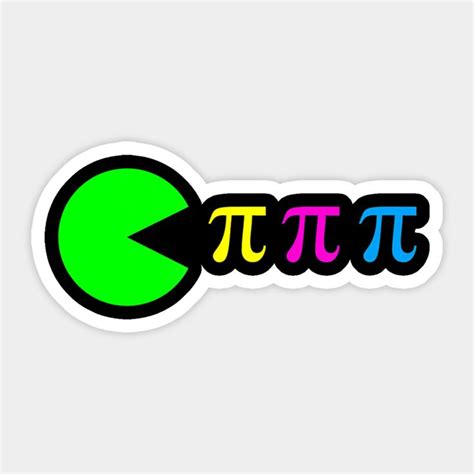 Circle Pi Funny Math Geek Pi Funny Pi Day Sticker Circle Pi Funny