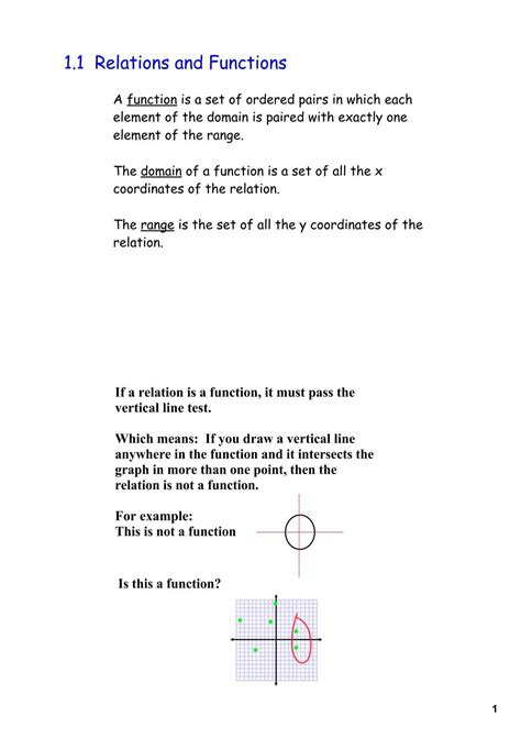 Relations And Functions