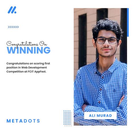 Metadots On Linkedin Congratulations Ali Murad And Team