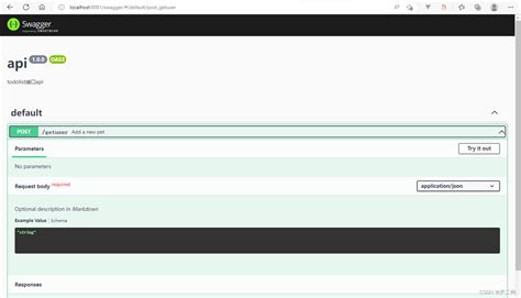 node js使用swagger来测试post请求传递body数据的api swagger 如何编写post中的body参数 csdn博客