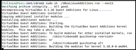 How To Install Virtualbox Guest Additions On Debian 11 Its Linux Foss