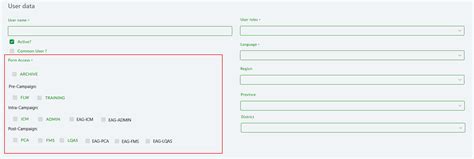 Redesign User Page Layout · Issue 552 · Afg Polio Dataapmis Project