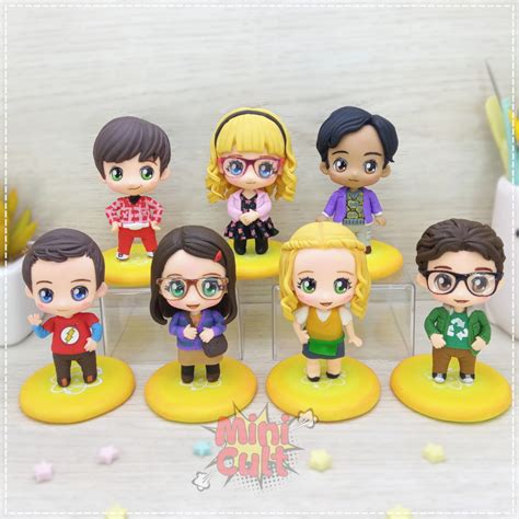 Mini Toy Sheldon Cooper The Big Bang Theory Elo7