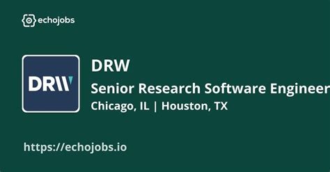 Drw Is Hiring Senior Research Software Engineer Python Chicago Il
