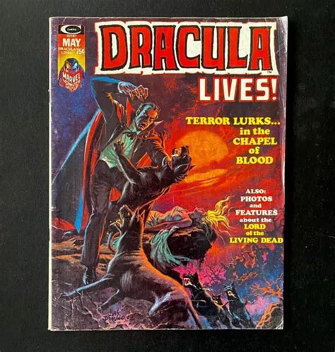 DRACULA LIVES NO. 6 - Marvel Comic Book - 1974 Vintage Horror £16.00 - PicClick UK
