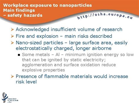 Workplace Exposure To Nanoparticles Workplace Exposure To Nanoparticles