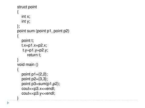 structure as function arguments ppt download