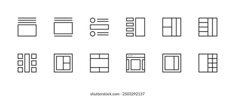 Essentials Icon Collection User Interface Icons Stock Vector Royalty Free 2503282177