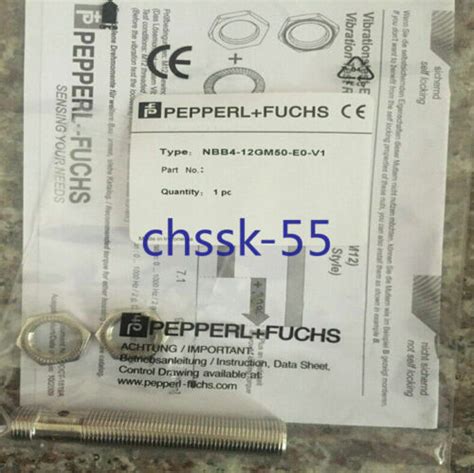 1pcs New For Pepperl Fuchs Nbb4 12gm50 E0 V1 Proximity Switch Sensor